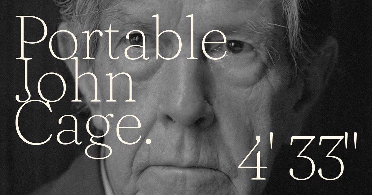 The Other PRC - Portable John Cage.